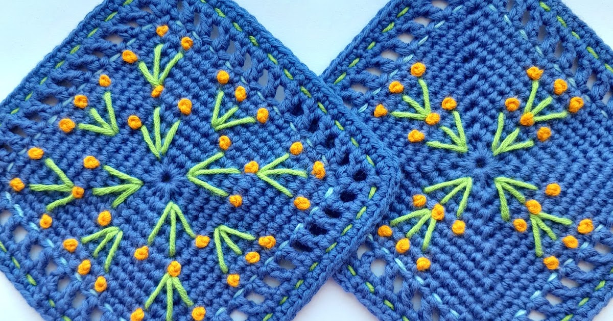 Crochet Granny Squares Set Pattern