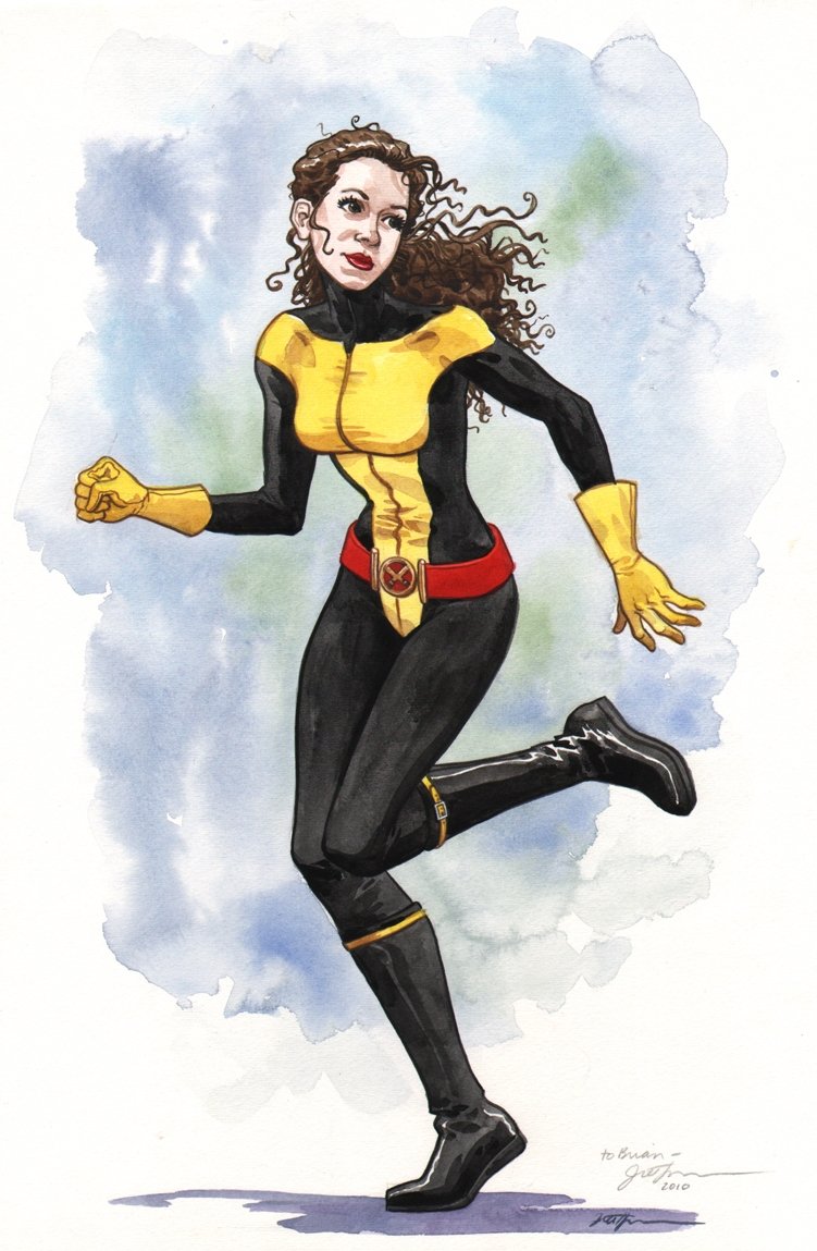 Fishermagical Thought Mutant Monday Kitty Pryde Art By Jill Thompson