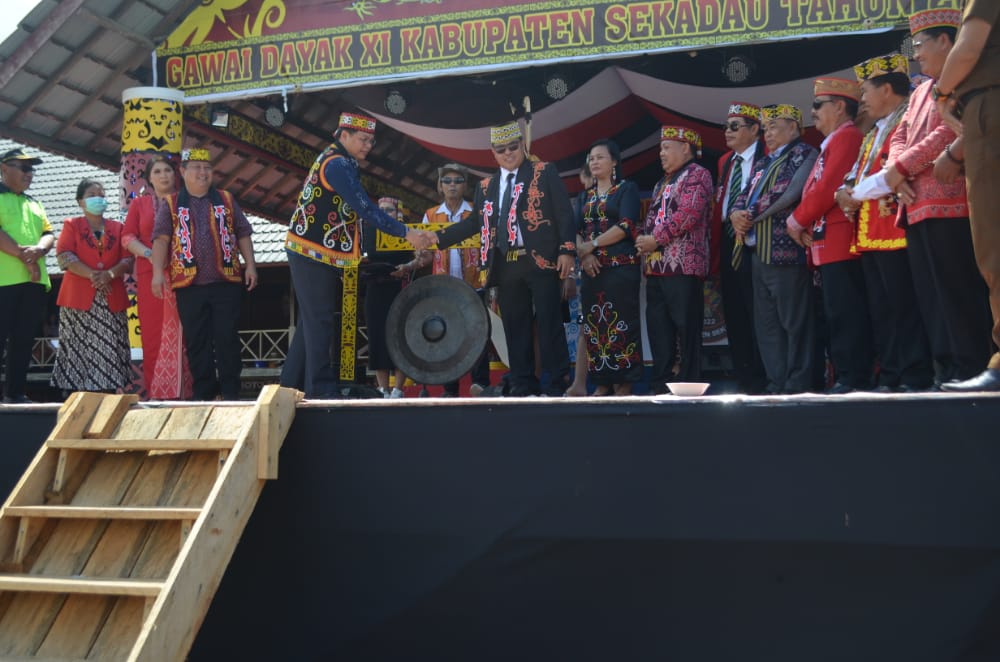 Pekan Gawai Dayak Xi 2022 Kabupaten Sekadau Resmi Digelar