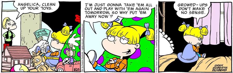 Nickalive Classic Rugrats Comic Strip For August 25 2023 Nickelodeon