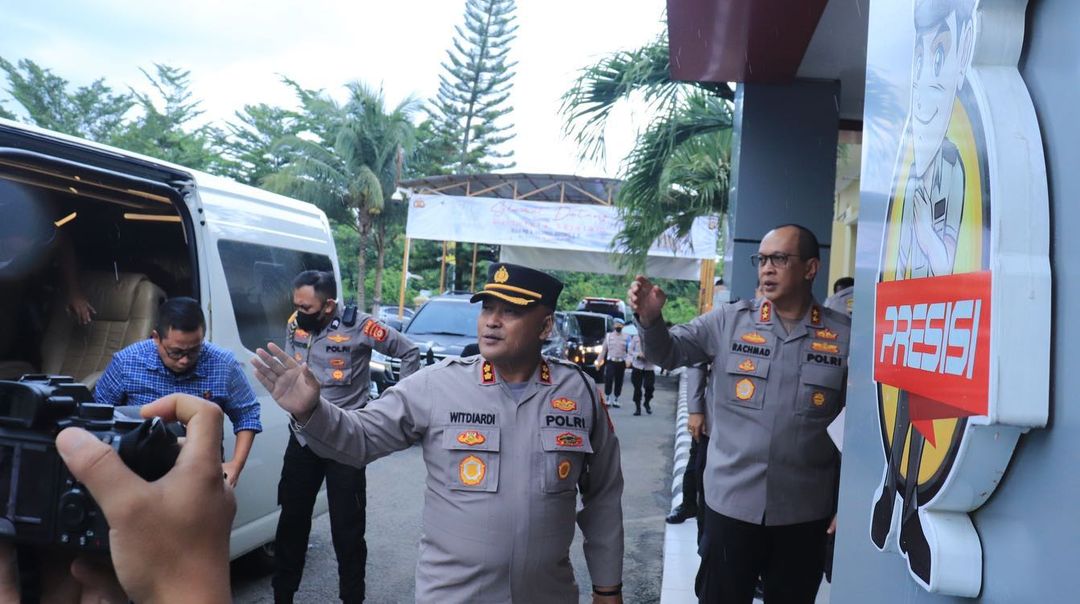 Kunjungan Kerja Kapolda Sumatera Selatan Ke Polres Prabumulih