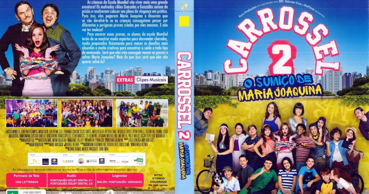 Maximuss Capas Capa Do Dvd Carrossel 2 O Sumiço De Maria Joaquina