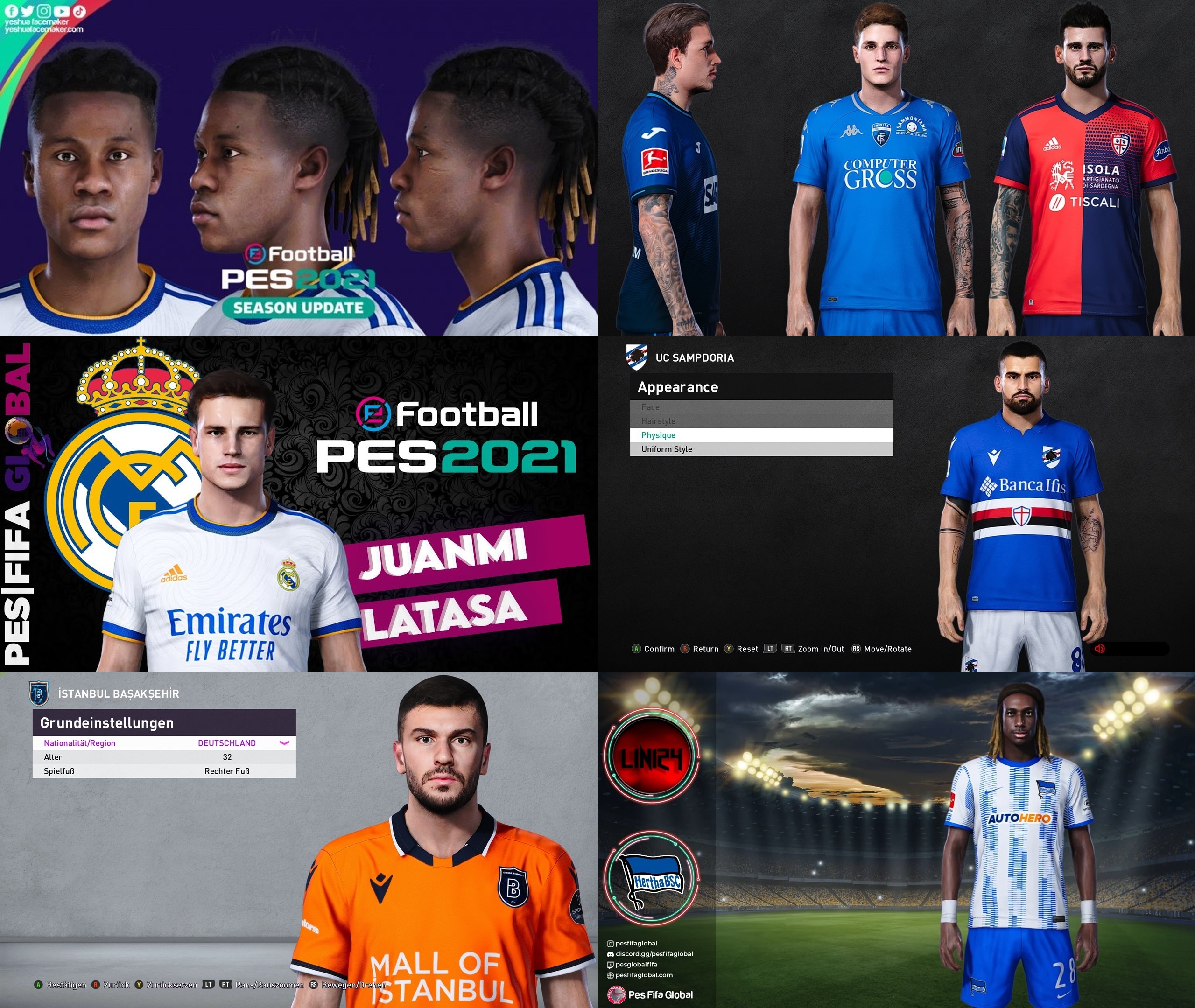 Pes 2021 Menu Efootball 2024 Navy Blue By Pesnewupdate 42 Off