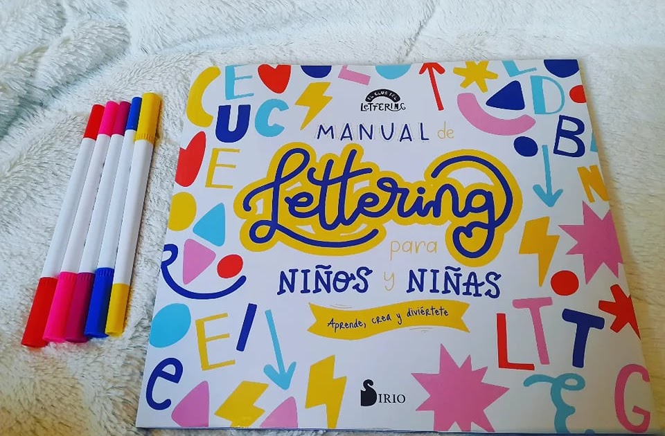 Manual De Lettering Para Niños Y Niñas O Cómo Alucinar Chica Sombra