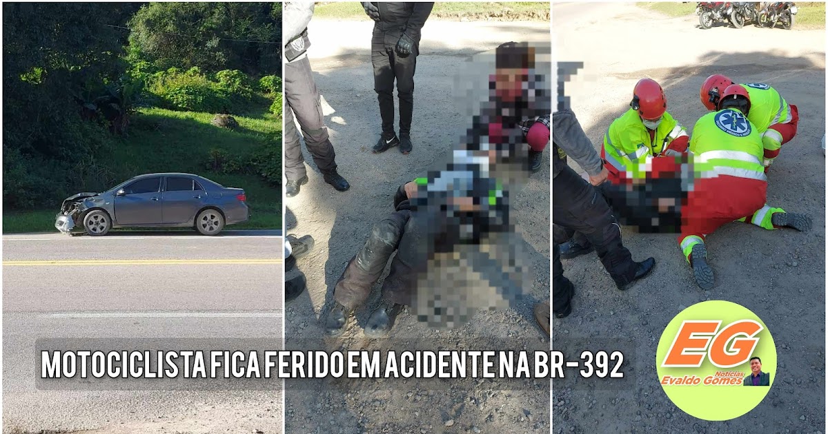 Evaldo Gomes Notícias Canguçurs Motociclista Ficou Ferido Em