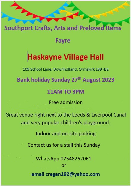 Southport Craft Fayre Spaces Still Available Ots News Southport