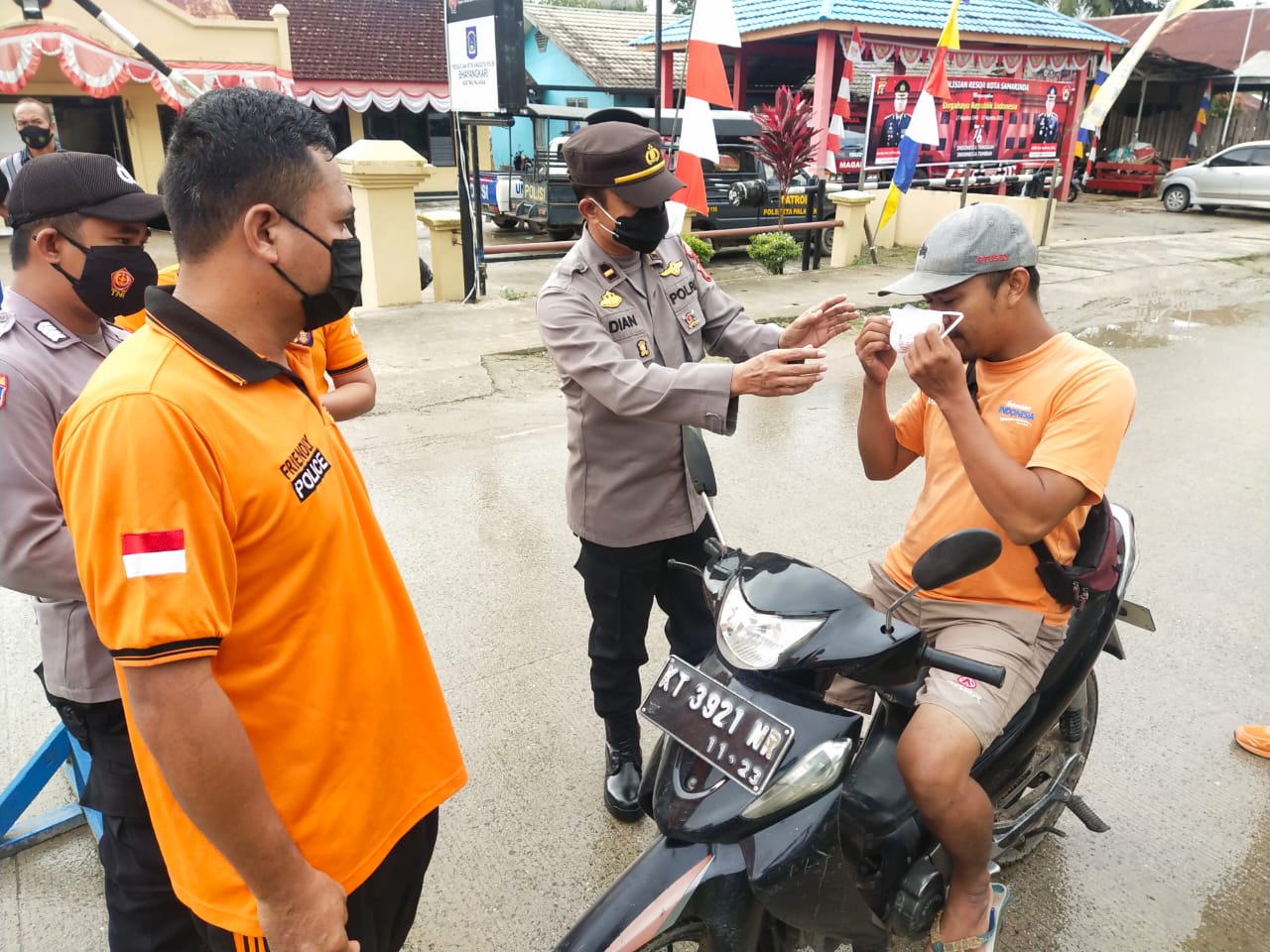 Tegakkan Disiplin Protokol Kesehatan Polsek Palaran Terus Gelar