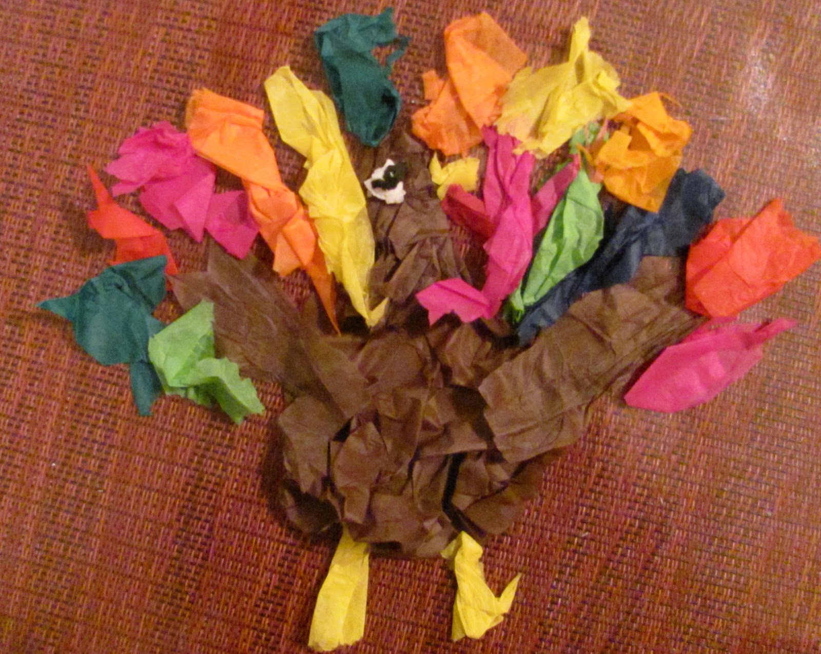 The Chocolate Muffin Tree Contact Paper Turkey Sun Catchers