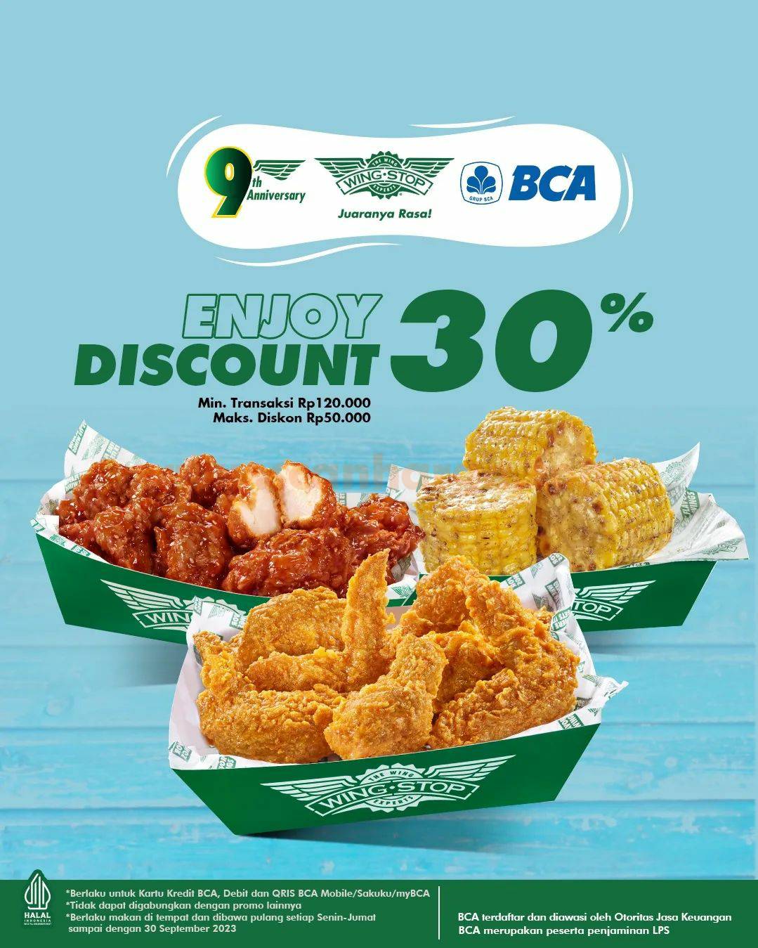 Promo Wingstop Bca Diskon Hingga 30 Scanharga