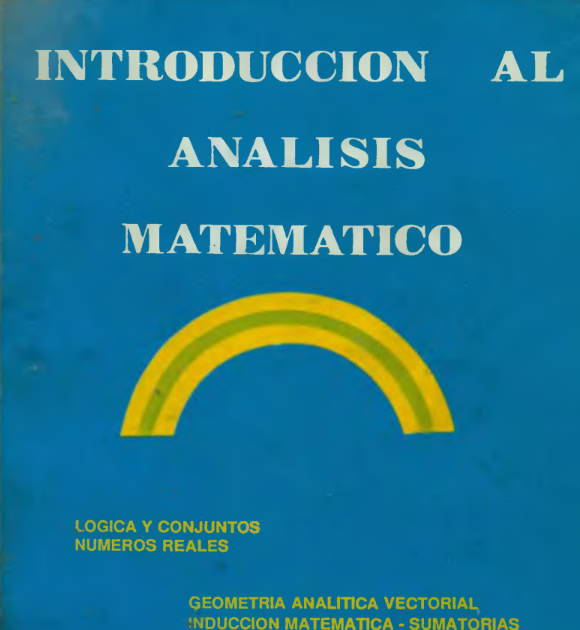 Introduccion Al Analisis Matematico Armando Venero B Pdf