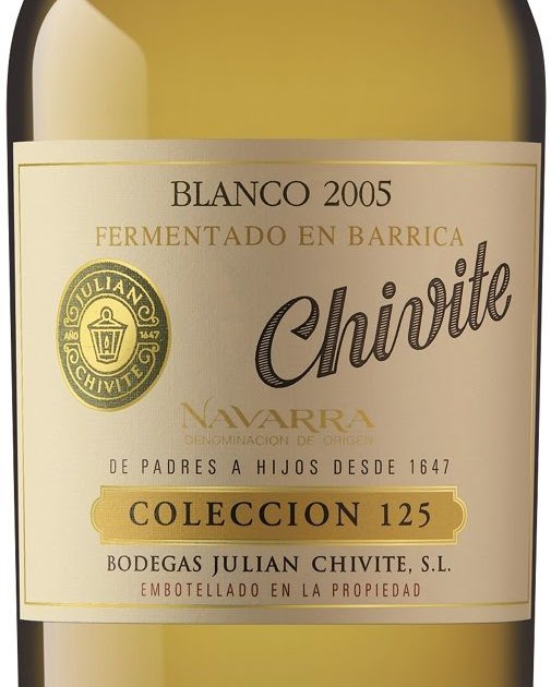 Chivite ColecciÓn Blanco 2005 MÁxima PuntuaciÓn En La Prestigiosa GuÍa