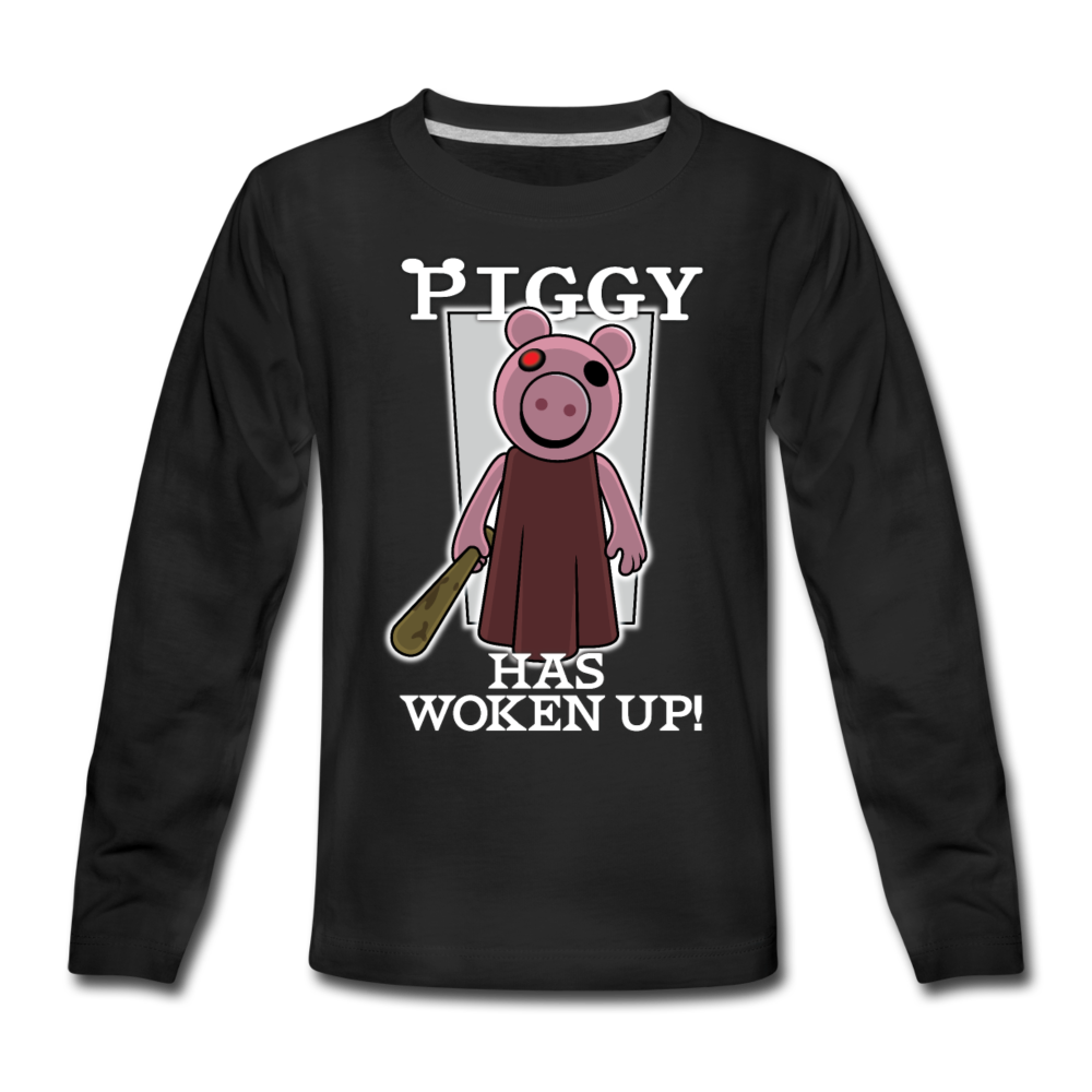 Piggy Official Store Piggy Has Woken Up Long Sleeve T Shirt Youth