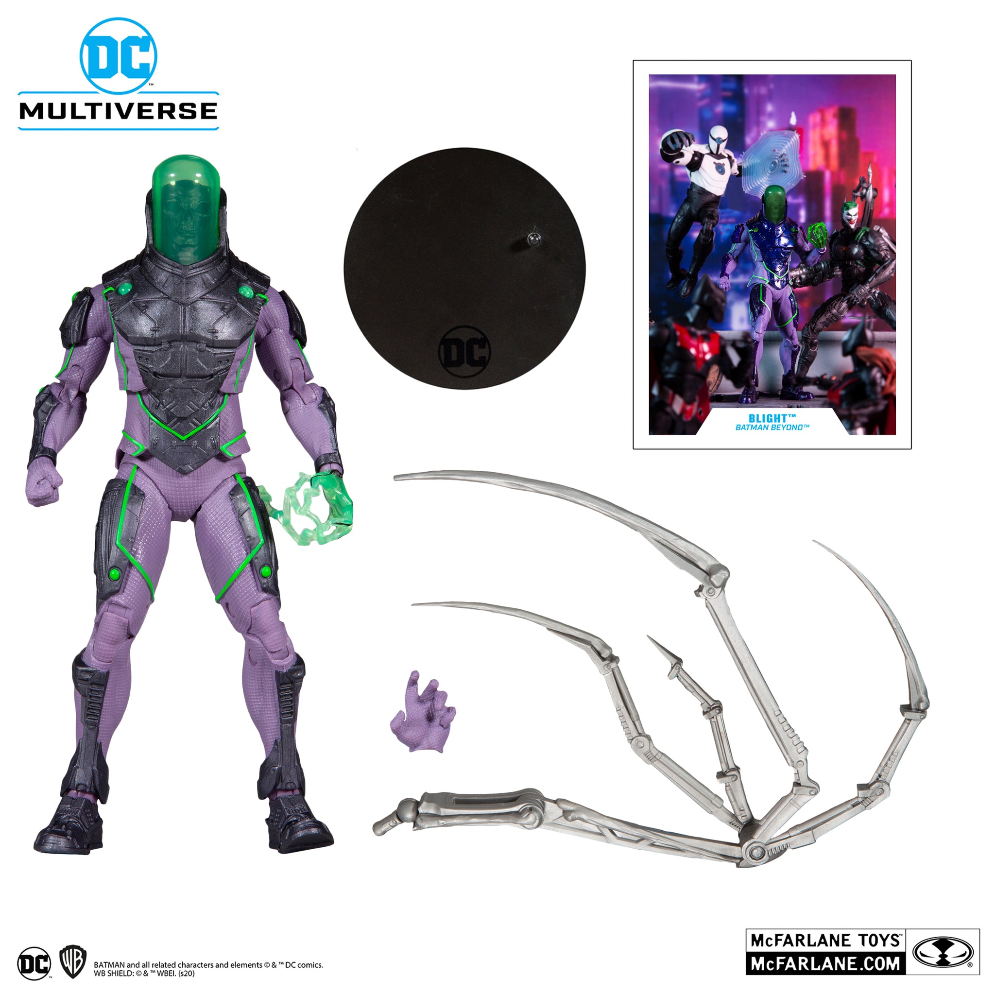 Dc Multiverse Batman Beyond Blight Baf Joker Bot Batman Future End