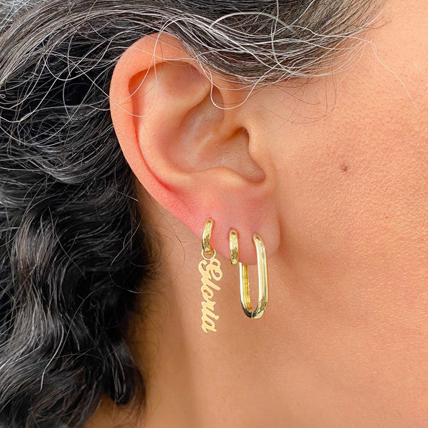 14k Gold Thick Xs Size Huggie Hoop Earrings Nana Bijou