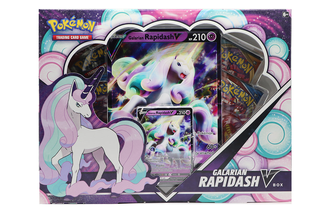 Pokémon Tcg Galarian Rapidash V Box Dynasty Collectibles