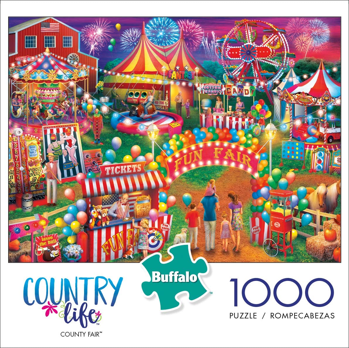 Buffalo Games Country Life Collection Country Fair 1000 Piece Ji