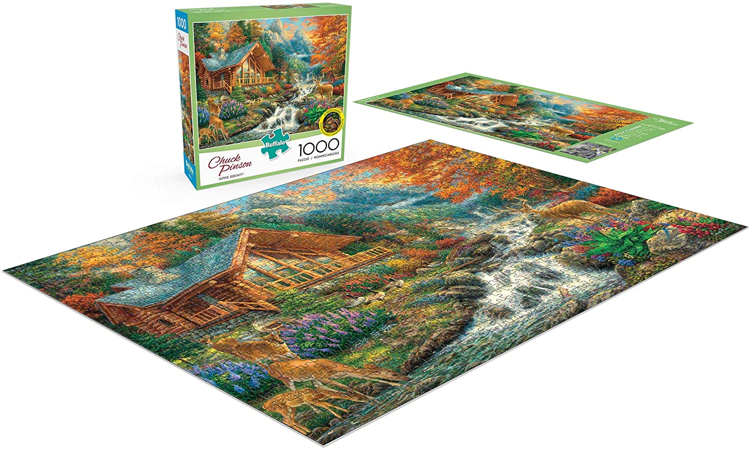 Buffalo Games Alpine Serenity With Hidden Images By Chuck Pinson Jig