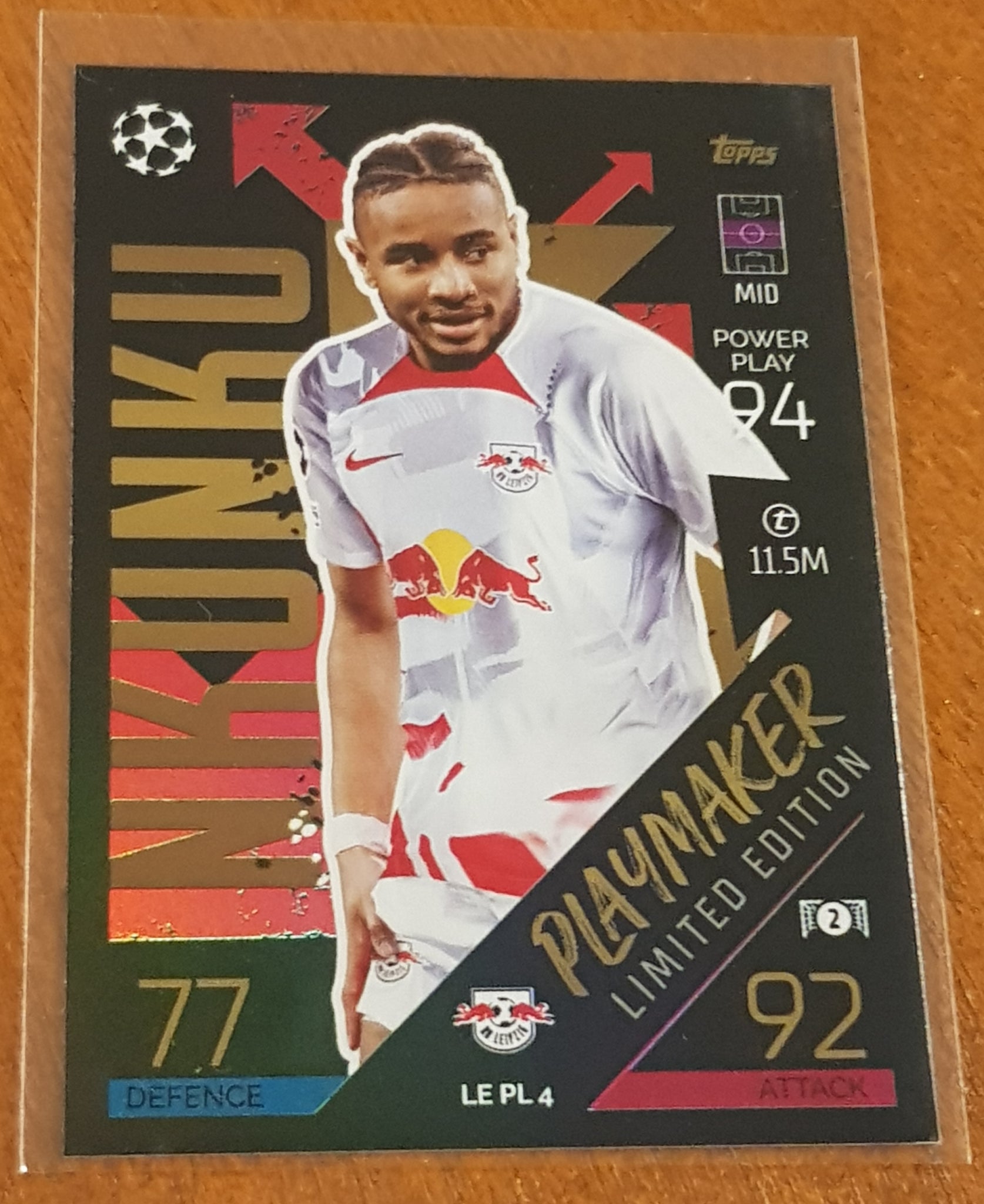 2022 23 Topps Match Attax Christopher Nkunku Limited Edition Playmaker