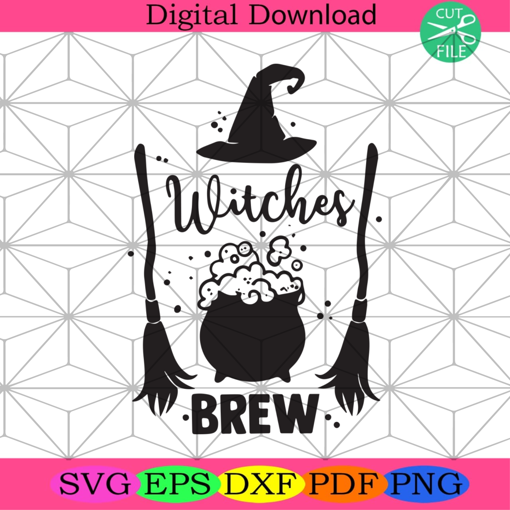 Witches Brew Halloween Svg Fall Svg Witch Svg Silkysvg