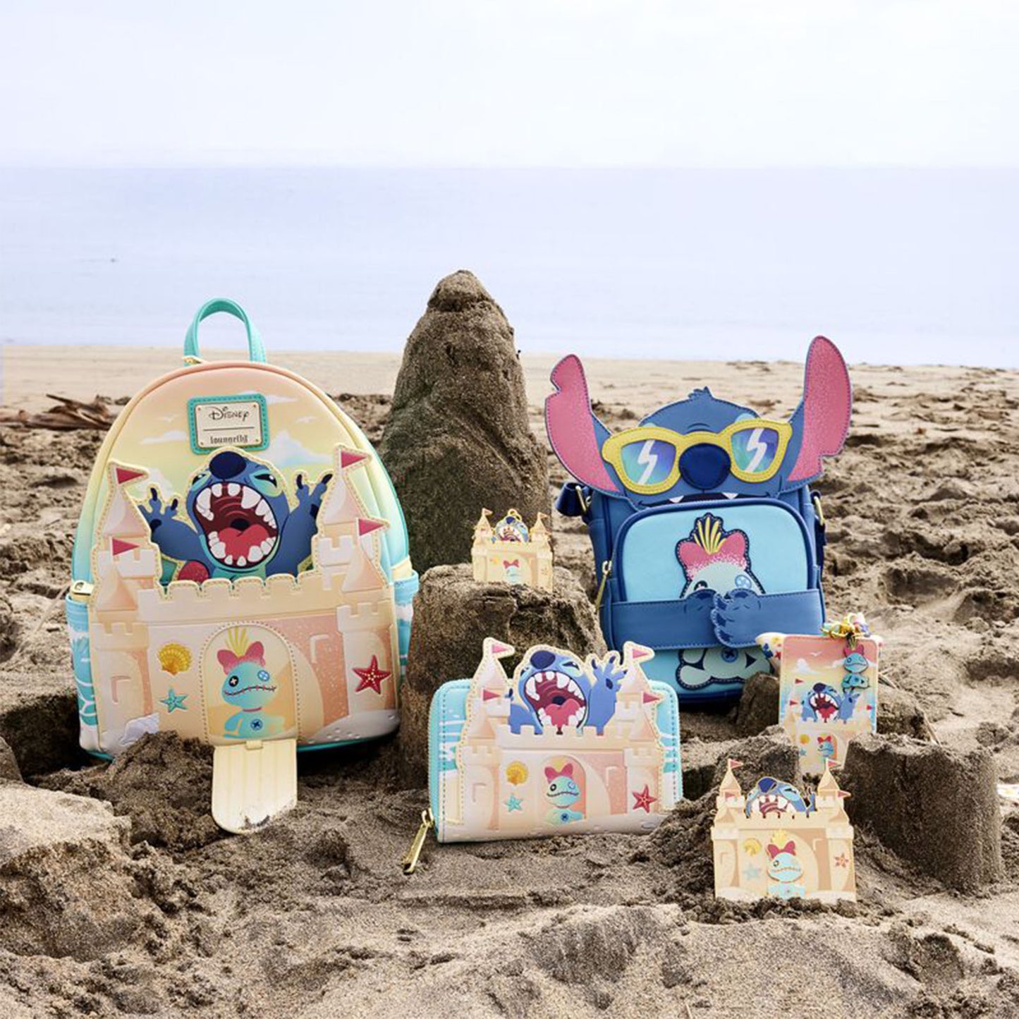 Stitch Sandcastle Lilo And Stitch Beach Surprise Disney Zip Around Wal