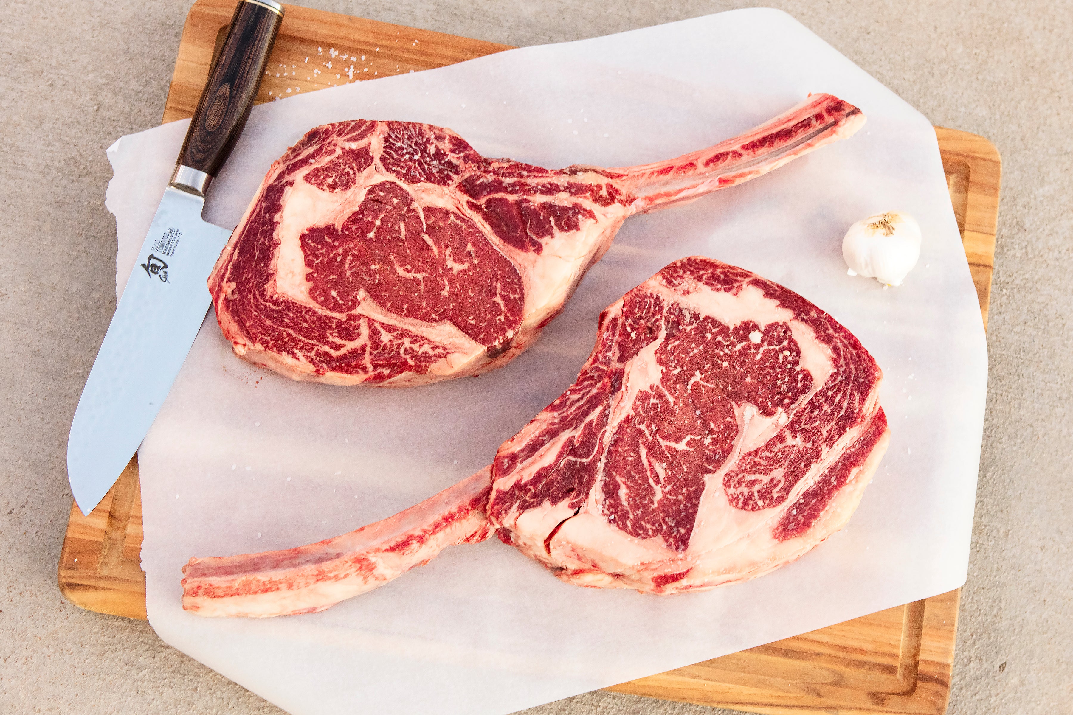 American Wagyu Tomahawk Steak Cross Creek Ranch Premium Meats Cross