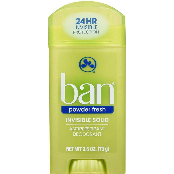 Ban Antiperspirant Deodorant Invisible Solid Powder Fresh 26 Ounce