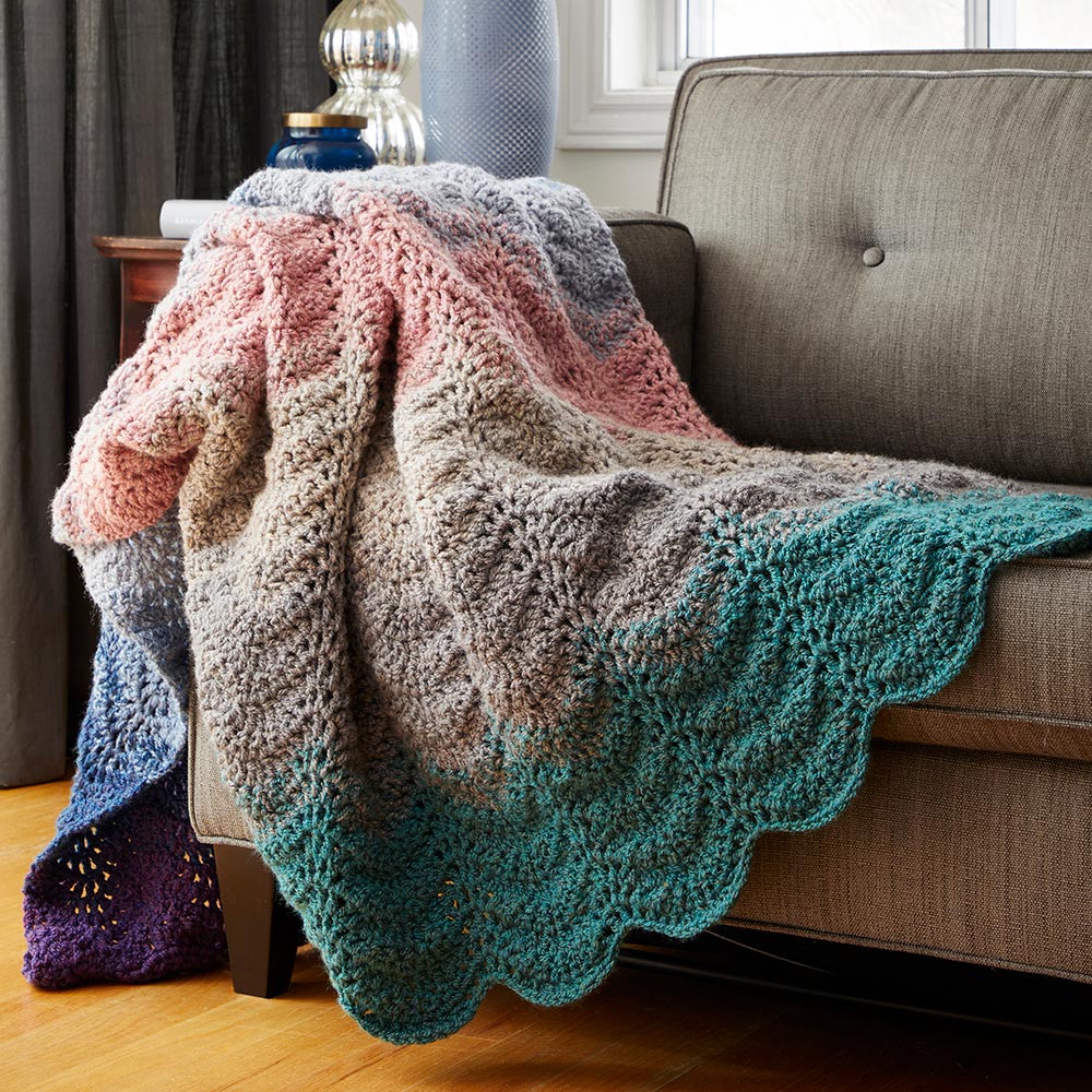 Crochet Afghan Throw And Blanket Kits Mary Maxim