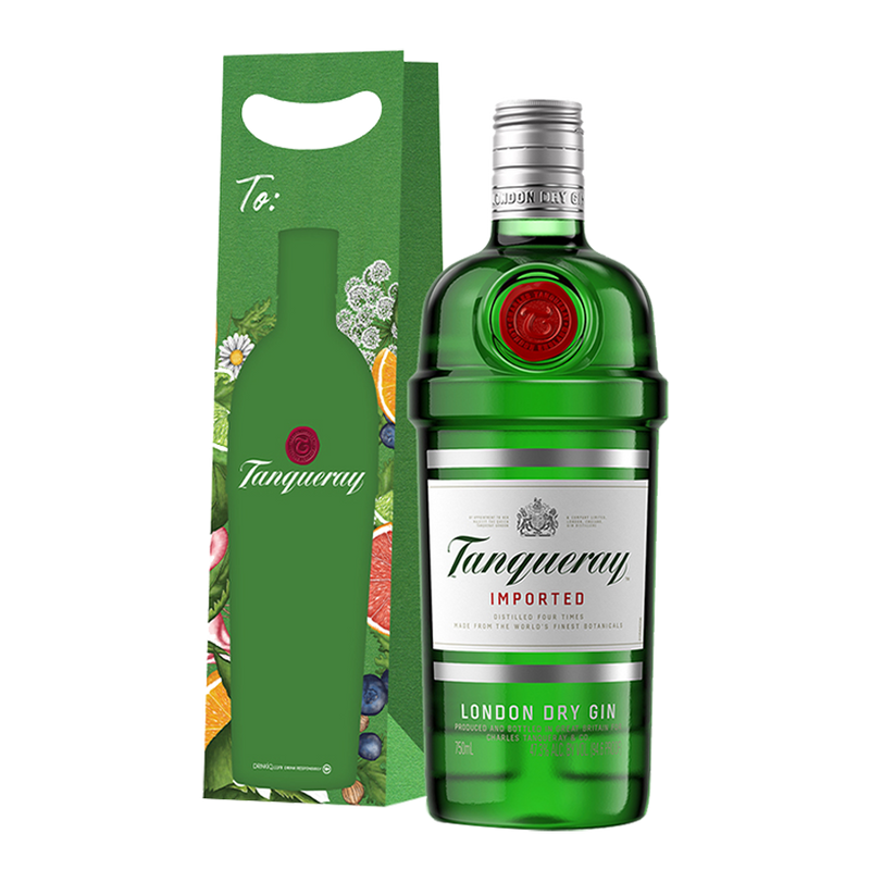 Buy Tanqueray London Dry Gin 750ml With T Bag And Note Card Price