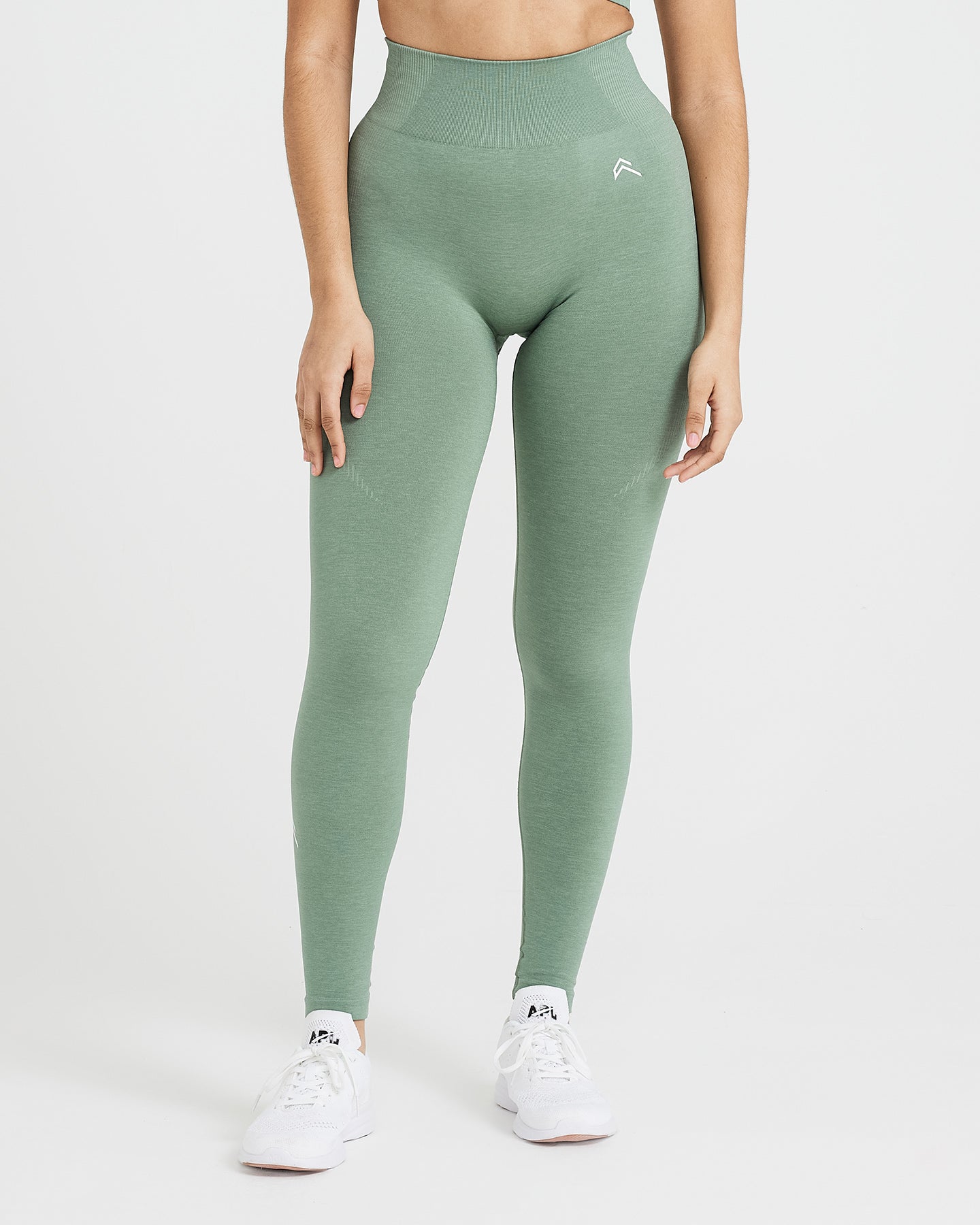 Sage Green Seamless Leggings Sage Marl Oner Active