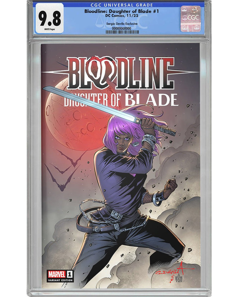 Bloodline Daughter Of Blade 1 2022 Sergio Davila Exclusive Comic