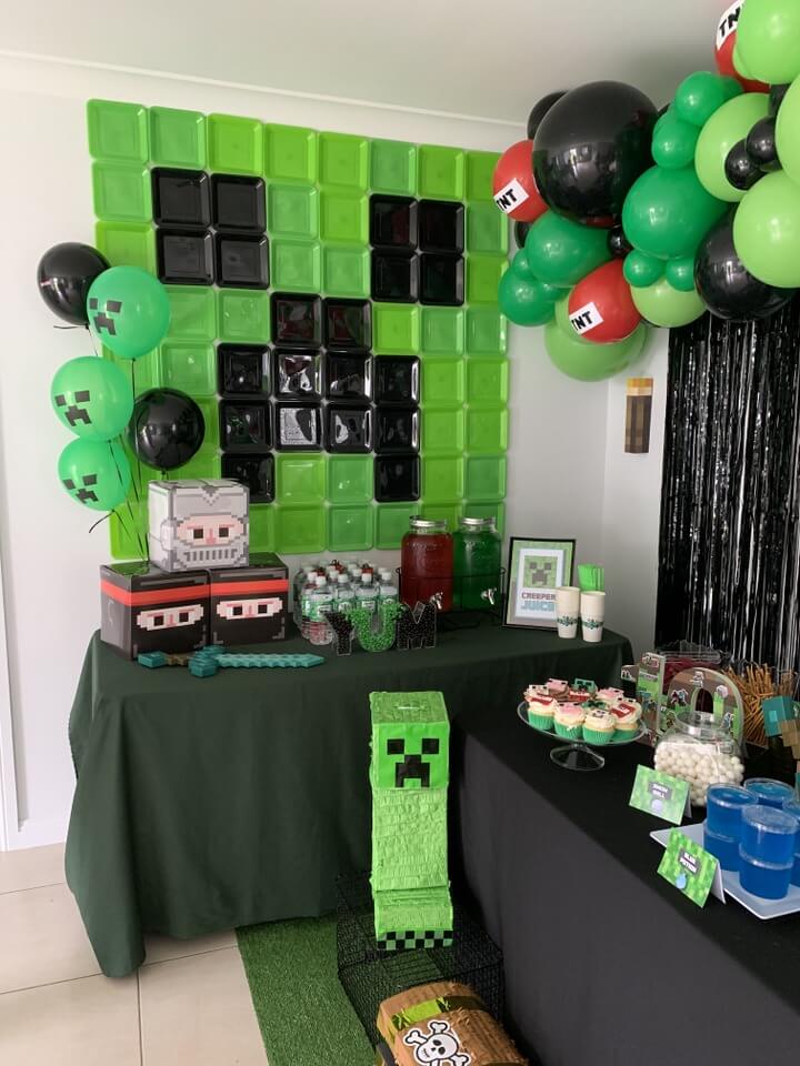 How To Throw An Unforgettable Minecraft Themed Party Katie J Design