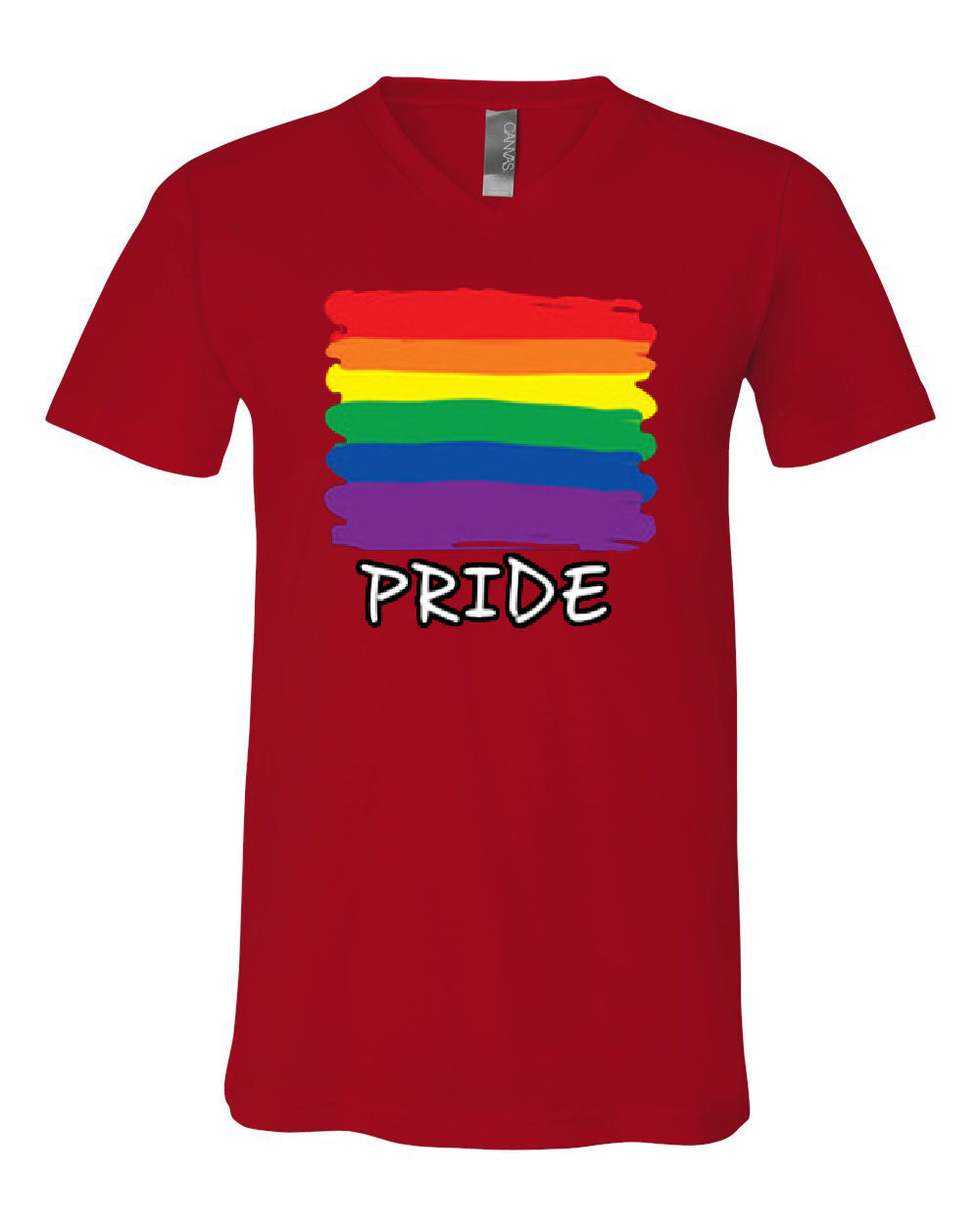 Gay Pride V Neck T Shirt Rainbow Flag Lgbt Marriage Love Wins Tee Ebay