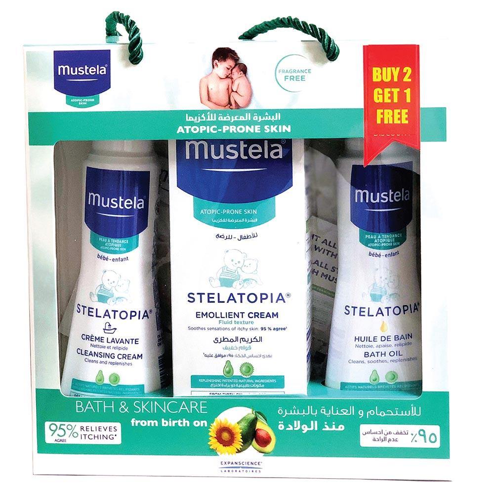 Shop Mustela Atopic Prone Skin Set Online From Med7 Online Mustela