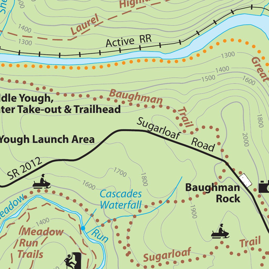 Ohiopyle State Park Map Map By Avenza Systems Inc Avenza Maps