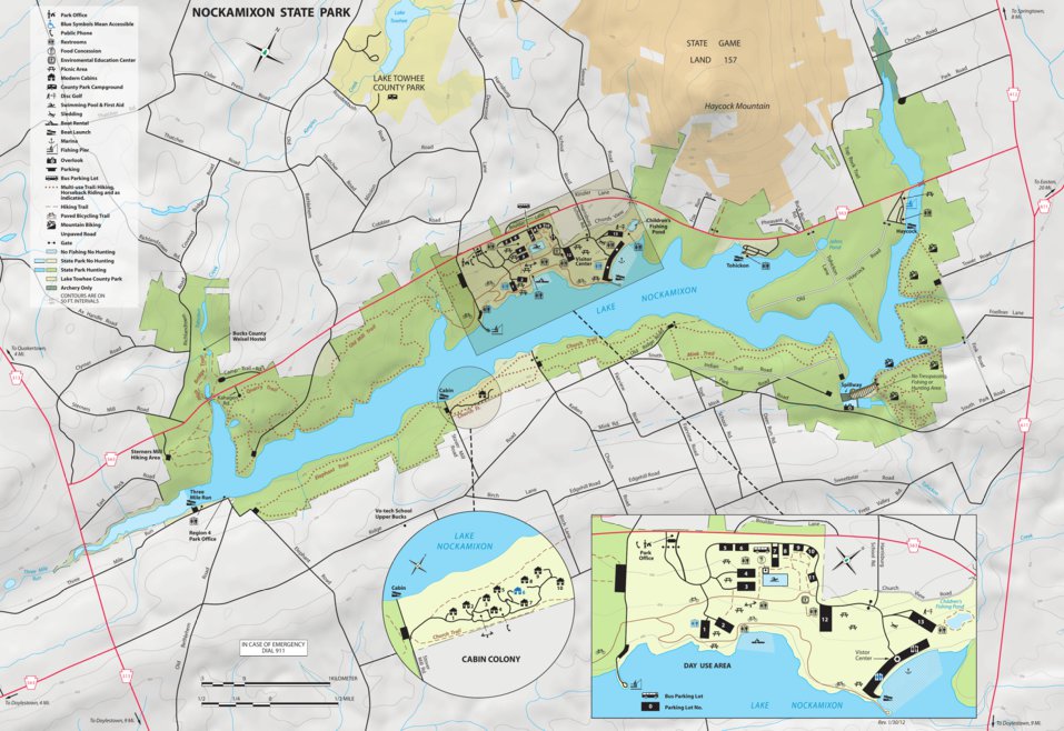 Nockamixon State Park Map By Avenza Systems Inc Avenza Maps