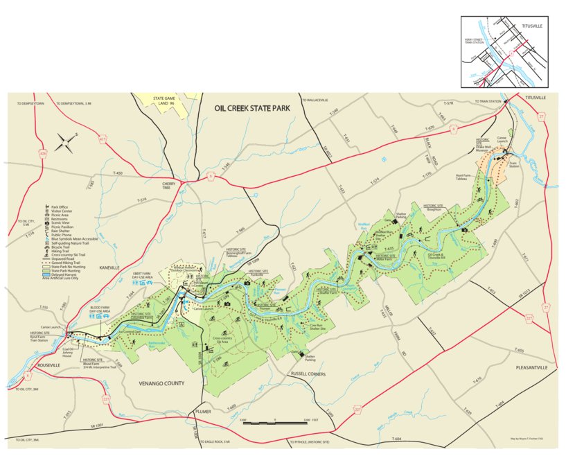 Oil Creek State Park Map By Avenza Systems Inc Avenza Maps