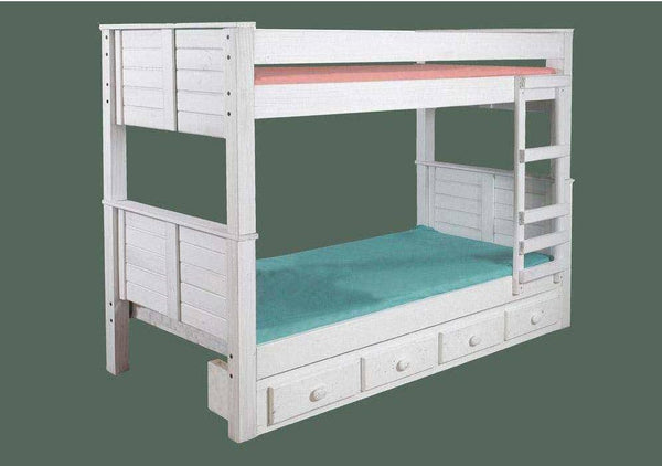 Pine Crafter Furniture Full Over Full Post Bunk Bed Rustic Furniture