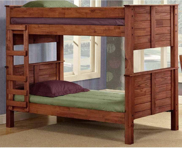 Pine Crafter Furniture Full Over Full Post Bunk Bed Rustic Furniture