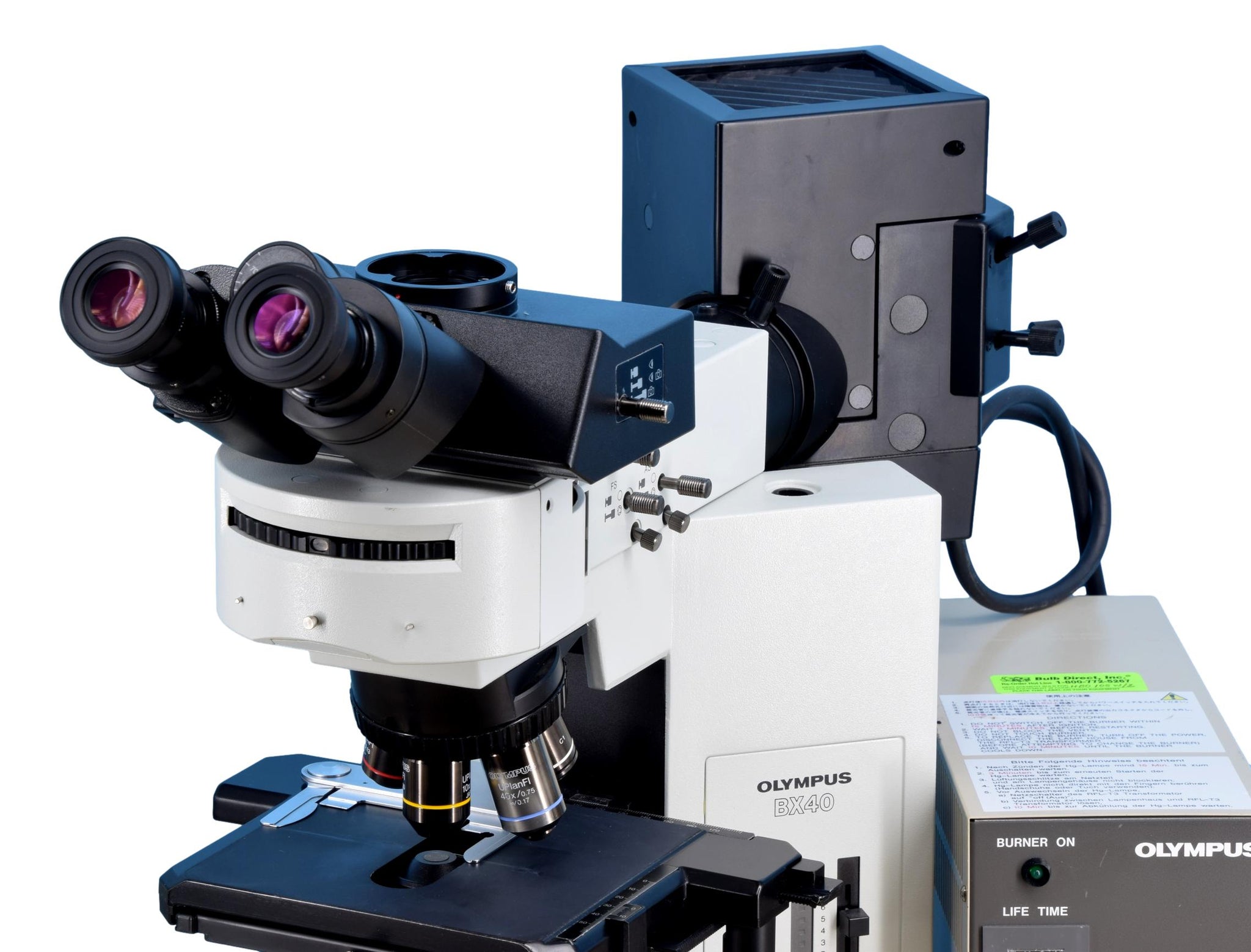 Olympus Bx40 Fluorescence Microscope Microscope Central