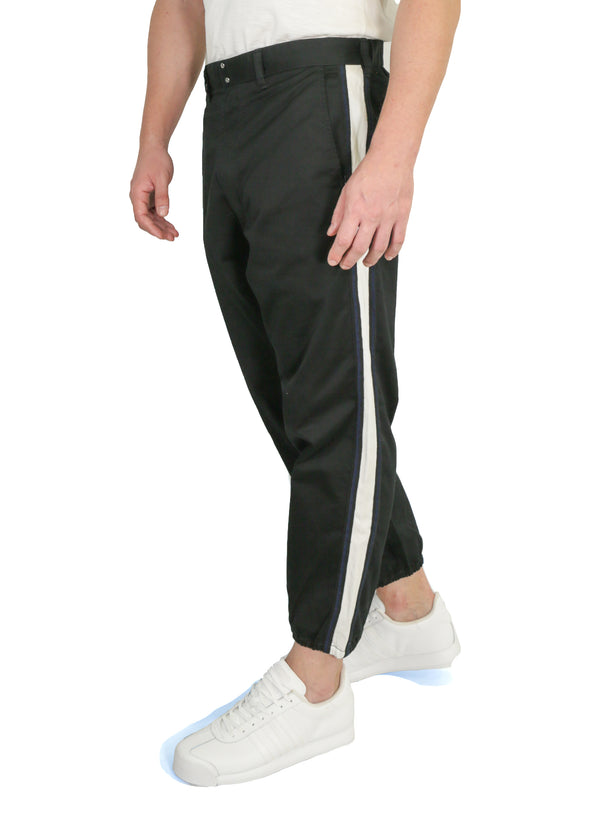 Venta Pants Negro Con Franja Blanca En Stock