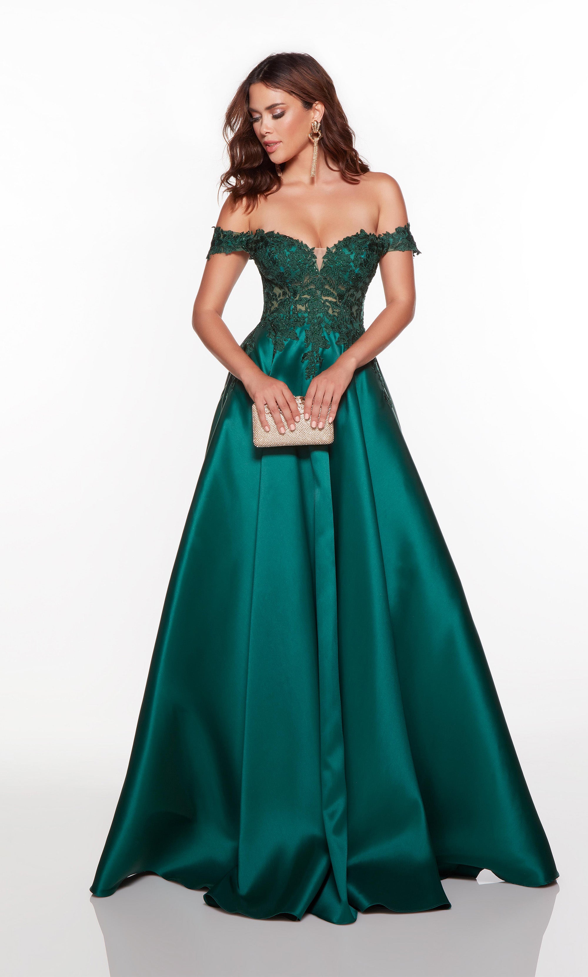 Formal Dress 61324 Long Off The Shoulder Ballgown Alyce Paris