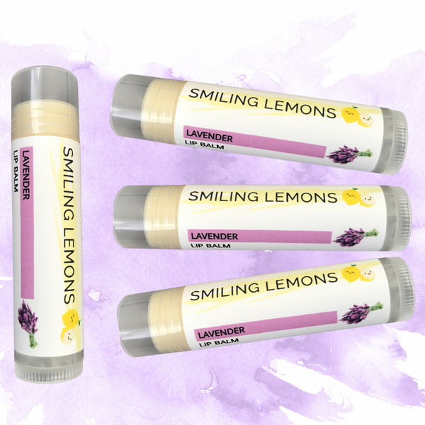 Lip Balm Lavender Calmness Set Of 3 Smiling Lemons