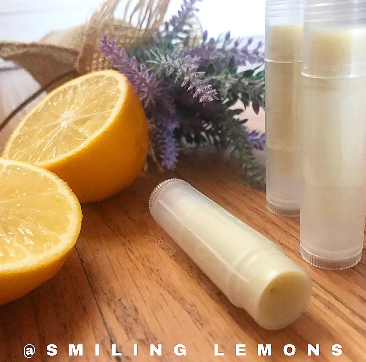 Lip Balm Lemon Moisturize Lip Balms Smiling Lemons