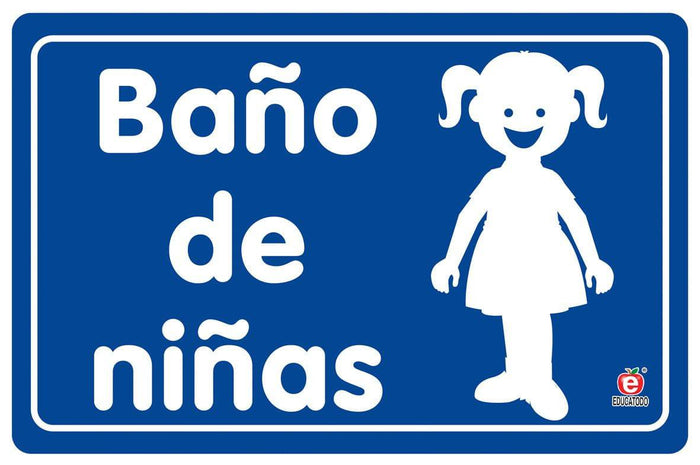 Señal Baño Niñas Educatodo