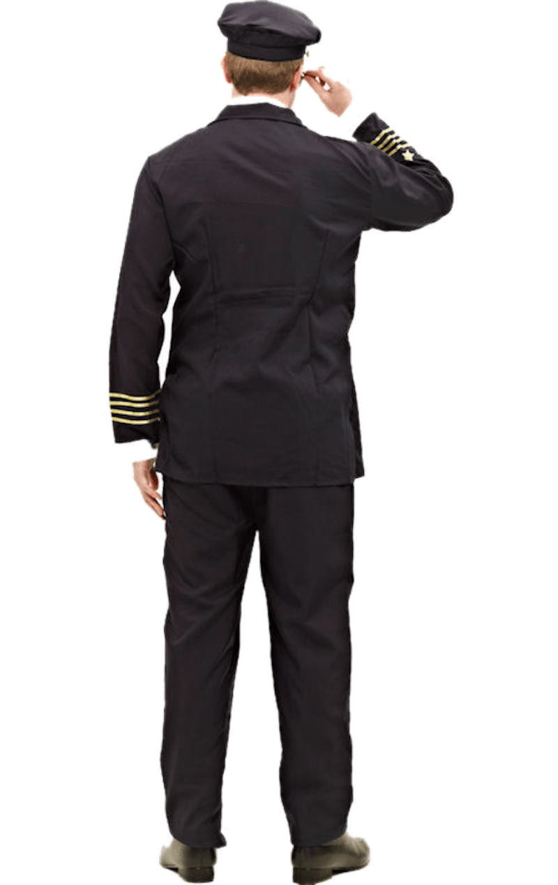 Pilote Compagnie Aérienne Pour Homme Uniforme Costume Robe Fantaisie