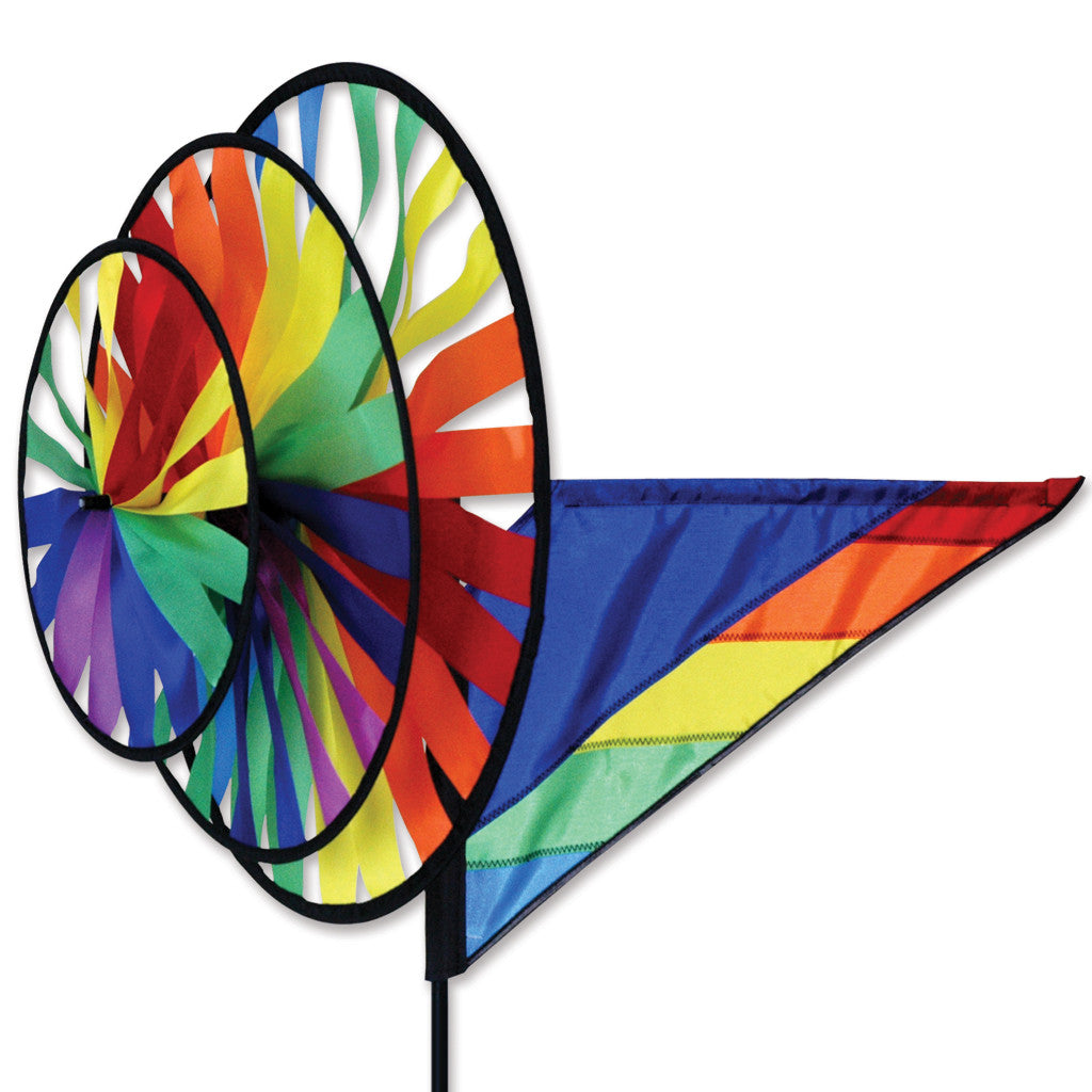 Triple Spinner Rainbow Premier Kites And Designs