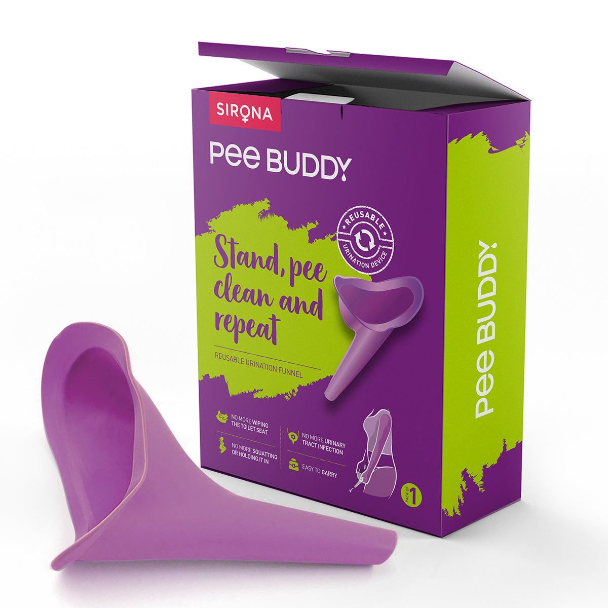 Peebuddy Stand And Pee Reusable Portable Urination Funnel For Women