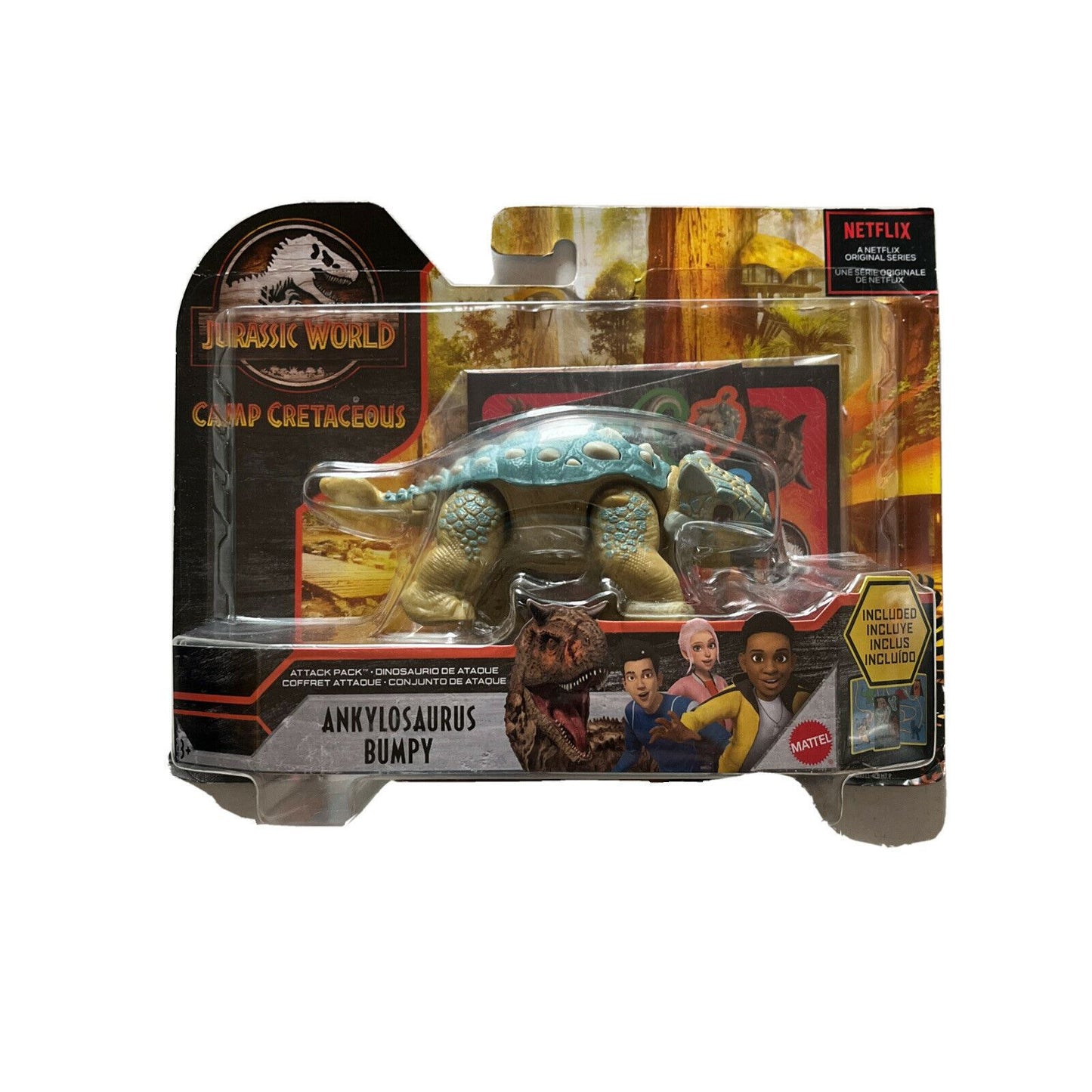 Jurassic World Camp Cretaceous Ankylosaurus Bumpy Action Figure Retro