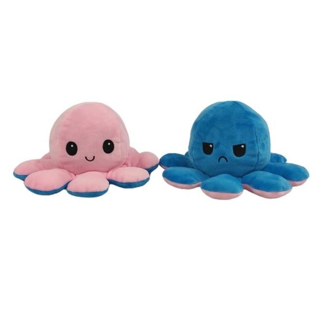 Reversible Octopus Mood Plush Soft Toy T Officialoctoplush