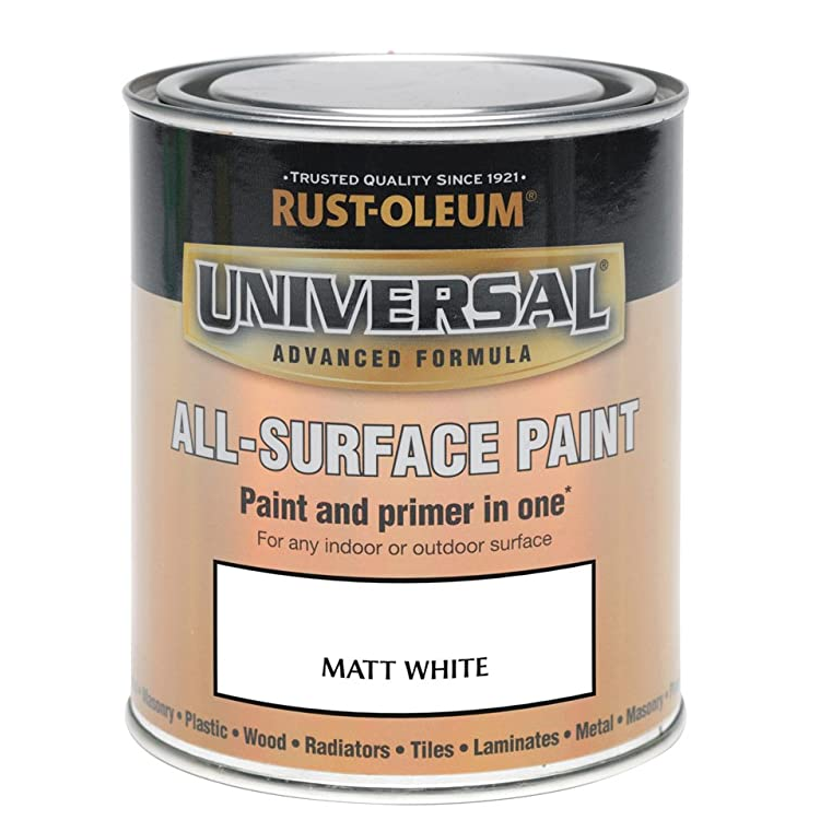 Rust Oleum Universal Paint Matt White Paint Online